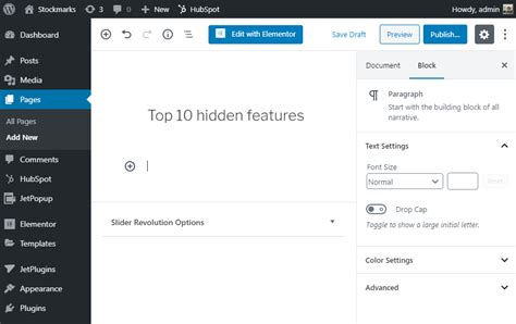 Top Gutenberg Hidden Features That You May Not Notice