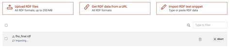 Import Graphdb Rdf File Upload Just Goes On Forever Stack Overflow
