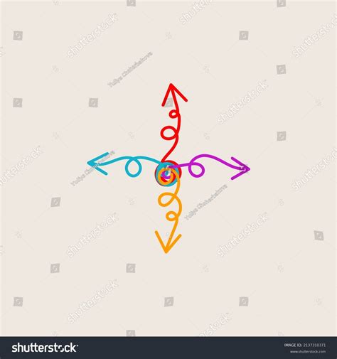 1 535 Different Directions Four Arrows Images Stock Photos Vectors Shutterstock