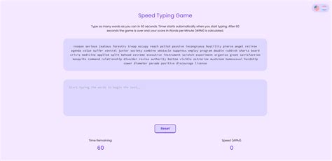 Github Bremmdev Speed Typing Speed Typing Game Built With Next Js Tailwind And Upstash Redis