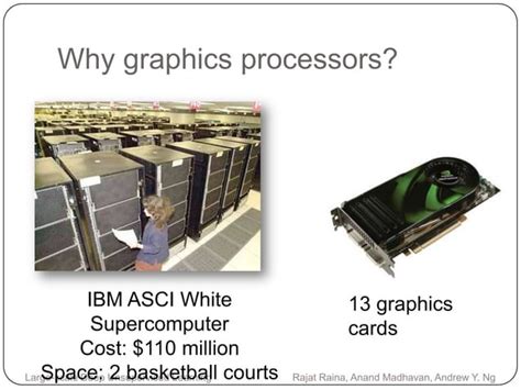 Large Scale Deep Unsupervised Learning Using Graphics Processors Pptx
