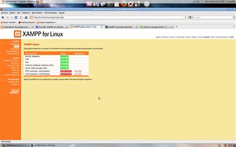 Laboratorio De Programacion Web Instalar Y Configurar Xampp En Linux