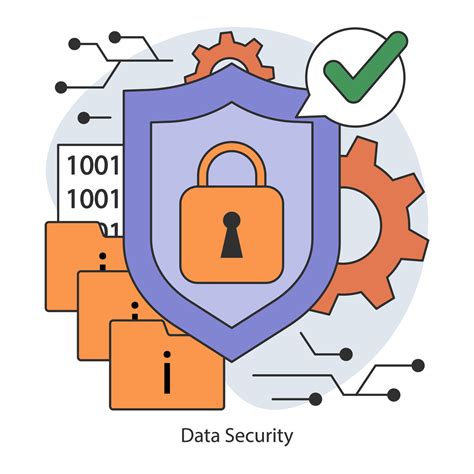 Data Security Shielded Servers And Encrypted Files And Verified Access 41172839 Vector Art At