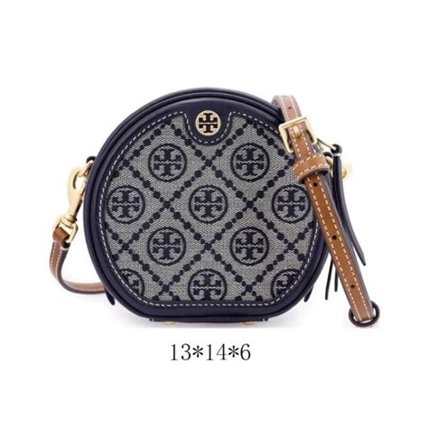 Tory Burch 토리버치 티 모노그램 자카드 미니 문 백 88027tory Navy 위핑
