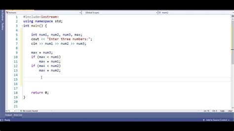 C Program To Find Maximum Of Three Numbers Using If Statement Urdu