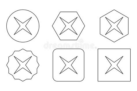 Wrong Marks Icon Set Cross Marks Rejected Disapproved No False Not Ok Wrong Choices Task