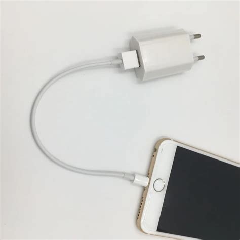 White Eu Usb Charger Cm Pin Usb Cable Sync Data And Charging For Iphone S Plus S Se