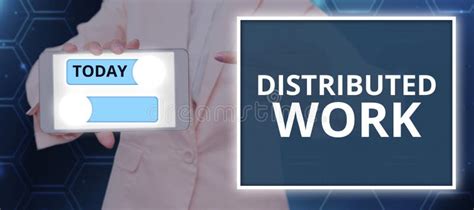 Text Showing Inspiration Distributed Work Business Showcase Practiced By Enterprises Using