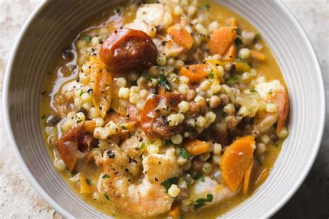 Fregola With Shrimp And Tomatoes Recipe Italian Recipes Tomato