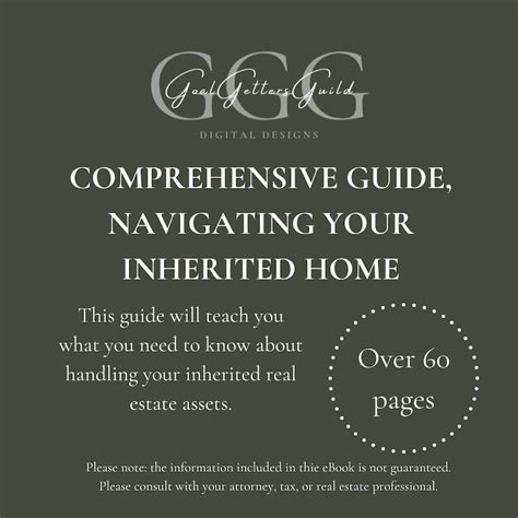 guide to navigating your inherited home and probate etsy
