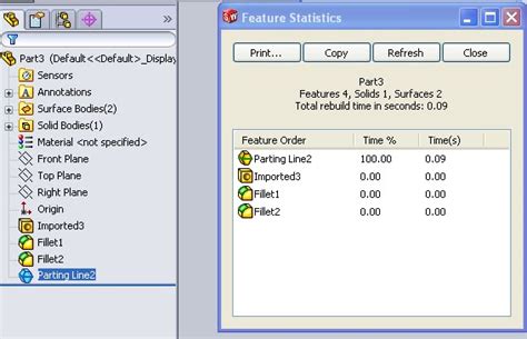 Parting Line Split Face Cswp Mold Tools 3d Engineer