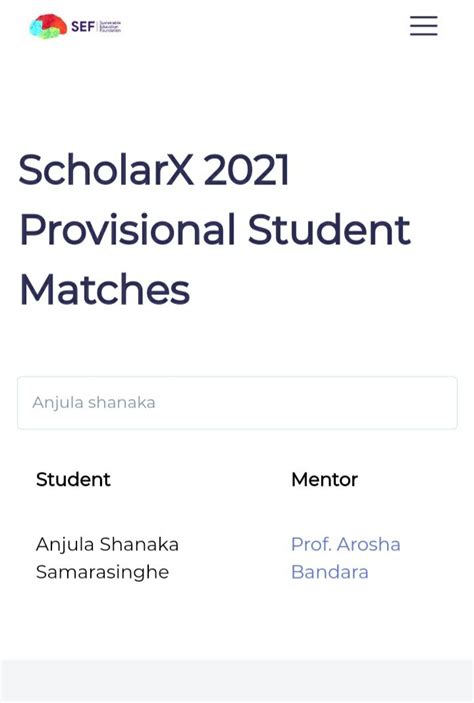 Anjula Samarasinghe On Linkedin Scholarx Scholarx Sef Scholarx 11 Comments