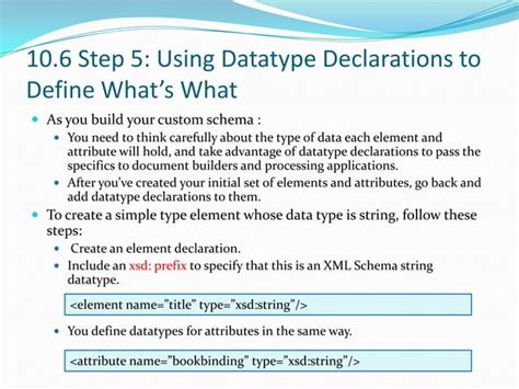 Xml For Dummies Chapter 10 Building A Custom Xml Schema It Slideshares