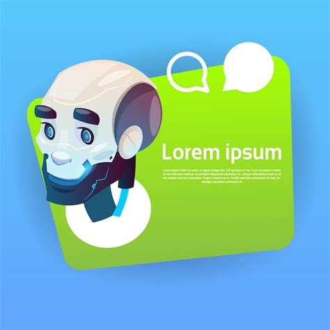 Premium Vector Chat Bot Robot Virtual Assistance Element Of Website
