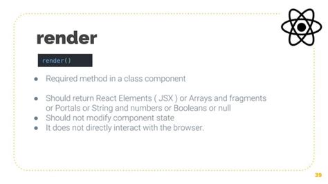 React Workshop Core Concepts Of React Ppt Free Download
