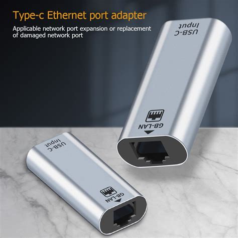 USB Type C To RJ Ethernet Adapter Ethernet Adapt Grandado