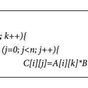 Matrix Multiplication With Orders J K And I Download Scientific Diagram