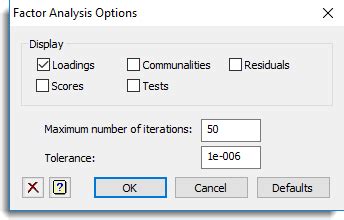 Factor Analysis Options Genstat Knowledge Base 2024