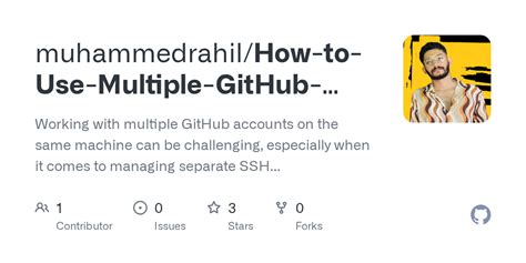 Github Muhammedrahilhow To Use Multiple Github Accounts On The Same