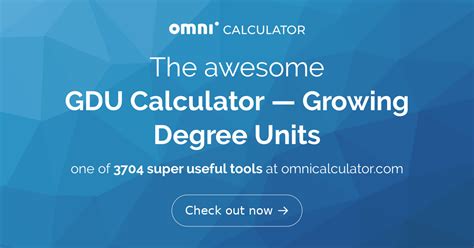 Gdu Calculator Growing Degree Units