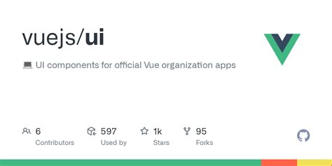 Github Vuejsui 💻 Ui Components For Official Vue Organization Apps