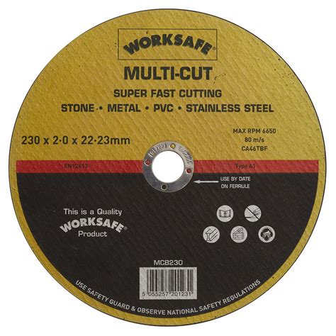 Multi Cut Disc Ø230 X 2 X 22mm Building Materials Online