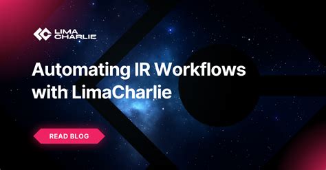 Automating Incident Response Workflows With Limacharlie Limacharlie