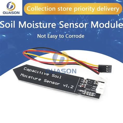 Capacitive Soil Moisture Sensor Module Not Easy To Corrode Wide Voltage Wire V Corrosion