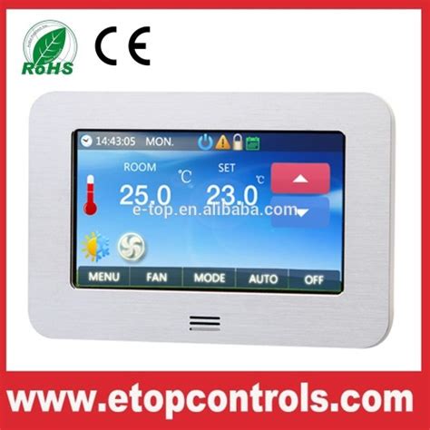 Modbus Programmable Touch Screen Room Thermostat High Quality Modbus Programmable Touch Screen