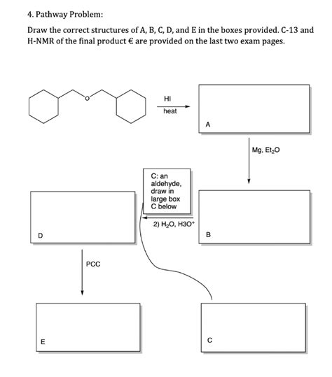 Solved Pathway Problem C 13 ﻿nmr For Problem 4 Page 13 ﻿of