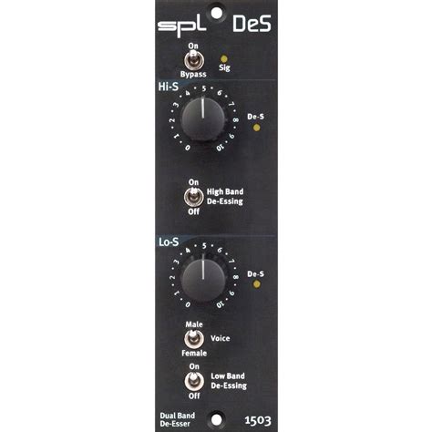 Spl Dual Band De Esser 500 Series Module Alto Music