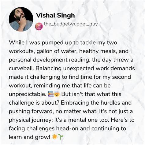 Vishal Singh On Linkedin 75hardchallenge Adaptability