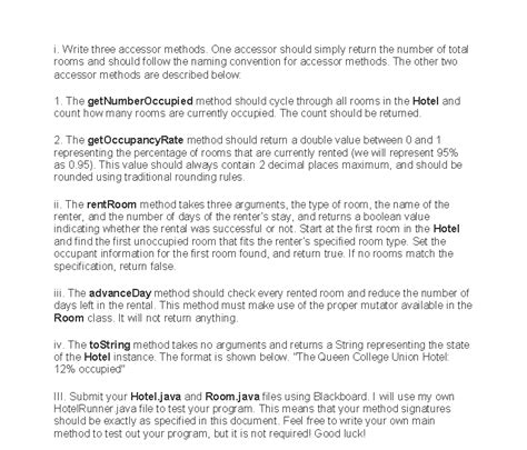 Solved Project 11 Hotel Reservations In This Java