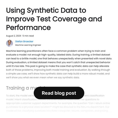 Using Synthetic Data To Improve Test Coverage And Performance Okareo