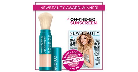 Newbeauty Reveals Colorescience® Sunforgettable® Brush On Sunscreen Spf