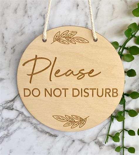 Please Do Not Disturb Sign