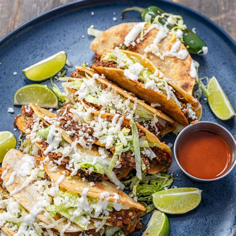 Tacos Dorados Crispy Fried Ground Beef Tacos Chiles And Smoke