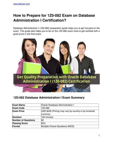 PPT 1Z0 082 Study Guide And How To Crack Exam On Oracle 19c PowerPoint Presentation ID 10099986