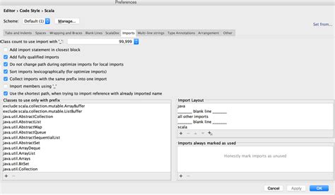 Automatically Refactor Wildcard Imports Into Explicit Imports In Intellij For Scalajava