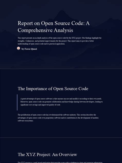 report on open source code a comprehensive analysis pdf open source computer security