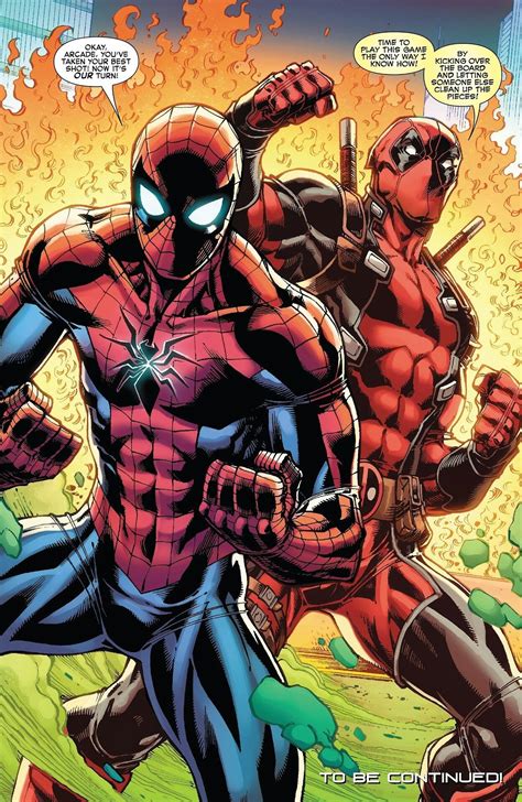 Spider Man And Deadpool Deadpool And Spiderman Spiderman Comic Marvel Characters Art