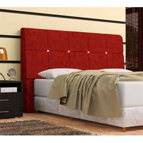 Cabeceira Pietra Casal King 186 Cm Com Baú Interno Suede Amassado