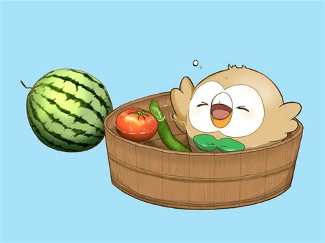Rowlet Pokemon Drawn By Hiyoko Kurabu Danbooru