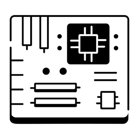Premium Vector System Hardware Line Icon