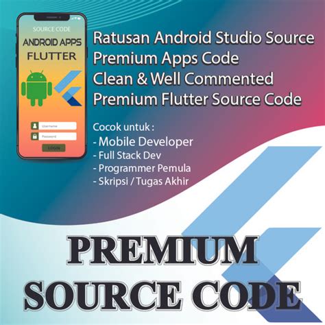 Jual Source Code Flutter Terbaik Dan Ratusan Android Studio Update