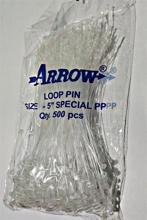 White Plastic Tag Loop Pin For Garments Size 5 At ₹ 50box In North 24 Parganas