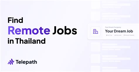 Find Remote Jobs Telepath