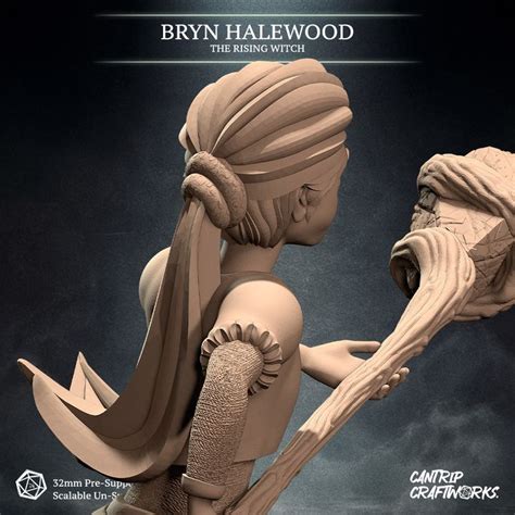 3d Printable Bryn Halewood The Rising Witch By Cantrip Craftworks