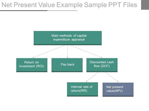Net Present Value Example Sample Ppt Files Powerpoint Presentation Templates Ppt Template