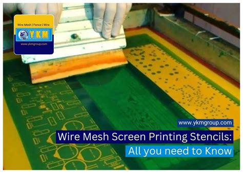 Wire Mesh Screen Printing Stencils All You Need To Know